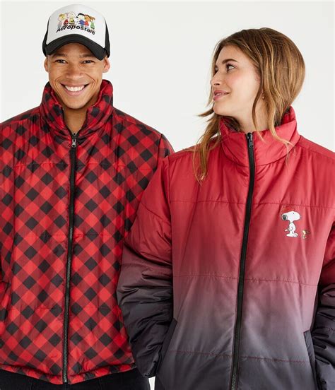 Peanuts® Aéropostale Snoopy Reversible Puffer Jacket