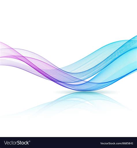 Abstract Color Wave Design Element Royalty Free Vector Image