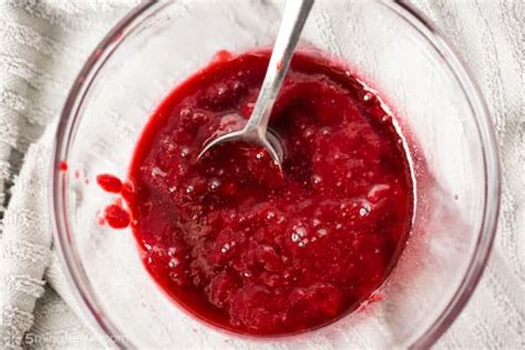 Raspberry Coulis How To Make Raspberry Sauce 5 Minutes For Mom