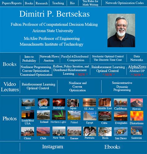 Personal Website Dimitri Bertsekas