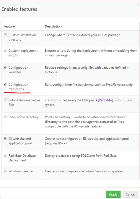Deployment Octopus Deploy Deploys Non Transformed Config Files Stack Overflow