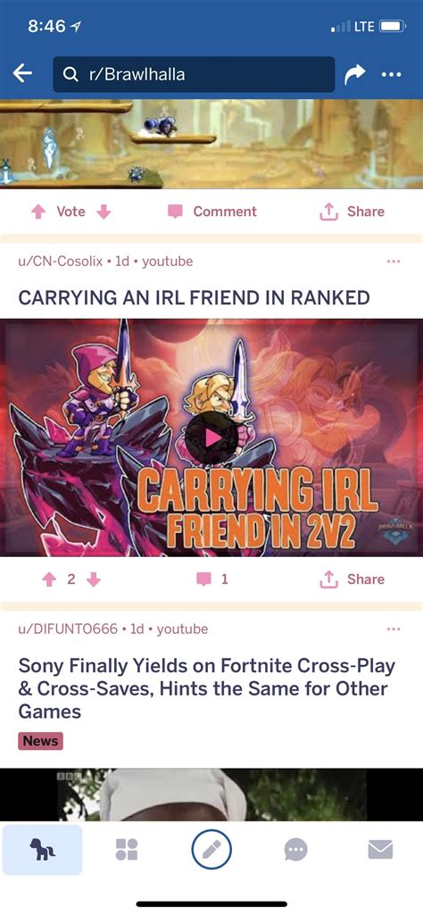 When Youtuber Cosolix Tried To Promote Himself On Another Plat Form R Brawlhalla