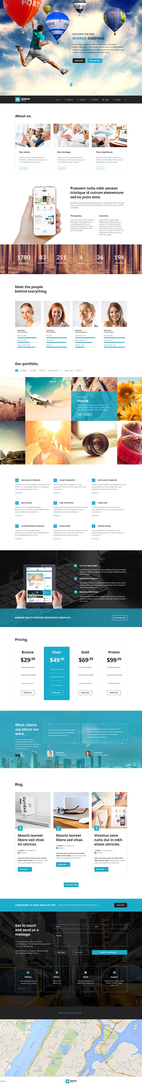 12 Best Responsive Html5 Templates With Modern User Interface Html5