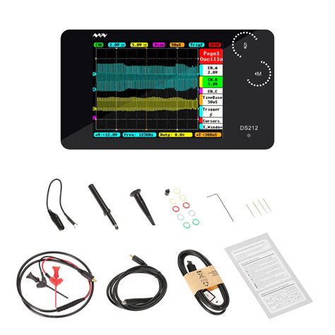 Ds212 Dso Digital Oscilloscope 2ch Logic Analyzer Usb Oscilloscope 2 8