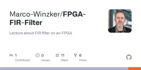 Github Marco Winzkerfpga Fir Filter Lecture About Fir Filter On An Fpga