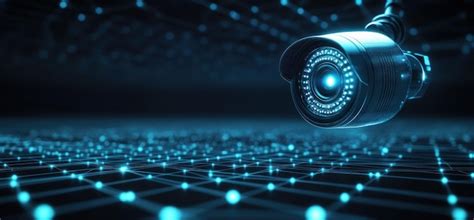 Cybersecurity Camera Digital Surveillance Premium Ai Generated Image