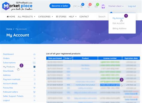 how to install my product in prorealtime prorealcode market