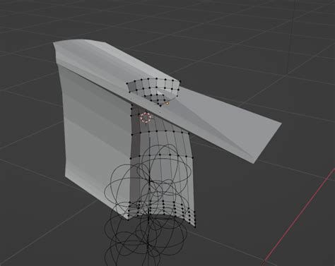 im trying to use the solidify modifier on the mesh but its thickness is