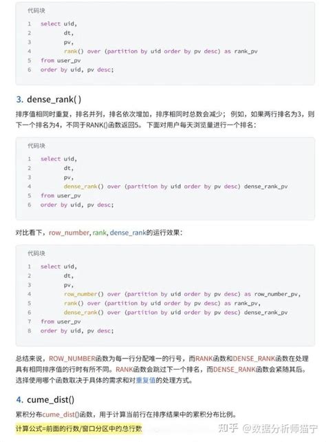 数据分析人必存！sql取数公式，覆盖90工作 知乎