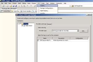 How To Create A Logger In SSIS CodeProject