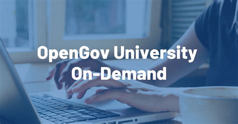 OpenGov University