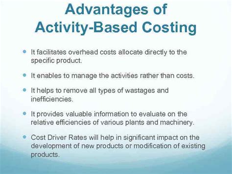 Activity Based Costing Abc Activity Based Costing Abc Is
