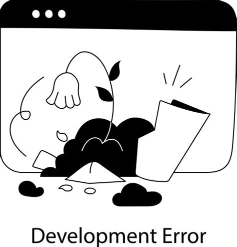 Finding Error Royalty Free Vector Image Vectorstock