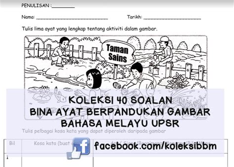 Contoh Latihan Bina Ayat Tahun 6 Bahasa Melayu Tahun 6 Online