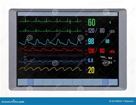 Heart monitor stock image. Image of medical, rate, cardiology - 26798255