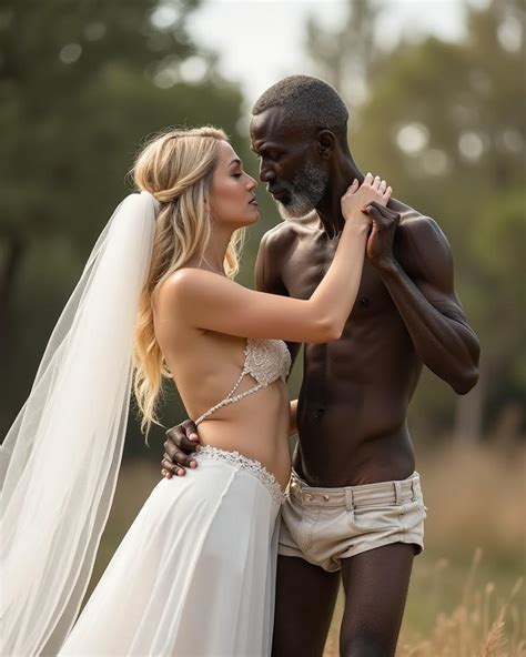 African Men White Brides On Wedding Day By May212r On Deviantart