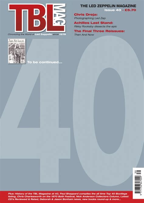 Tight But Loose Tbl Issue 40 Now Sold Out Tight But Loose