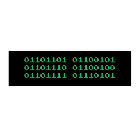 Binary Code Bumper Sticker Funny Etsy