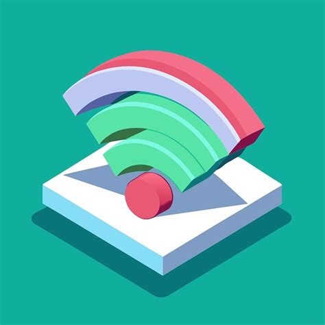 Premium Photo Wifi Signal Connection And Network Symbol 3d Vector Icon Cartoon Minimal Style