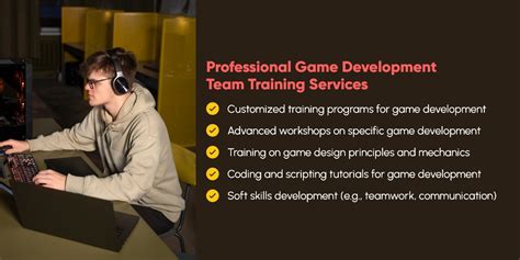 professional game development team training services web design