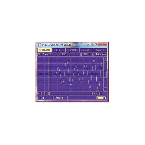 Pulsonic Ultrasonic Pulse Analyzer Controls