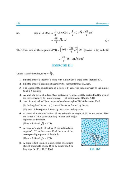 NCERT Book Class Maths Chapter Areas Related To Circles PDF AglaSem