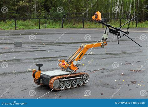 minesweeper robot editorial photo 210695639