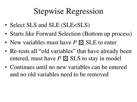 Ppt Automated Model Building In Regression Analysis Powerpoint