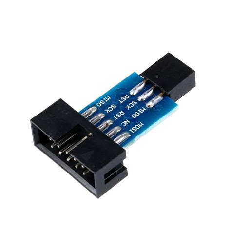 Amazon Com 2 Pcs 10 Pin To Standard 6 Pin Adapter Board For AVRISP USBASP STK500 10pin To 6pin