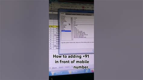 add 91 before number in excel excel youtube