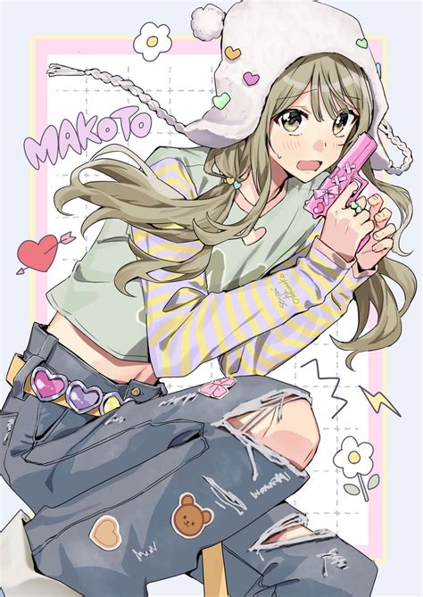 Hanaoka Makoto Senpai Wa Otokonoko Drawn By Pomujoynet Danbooru