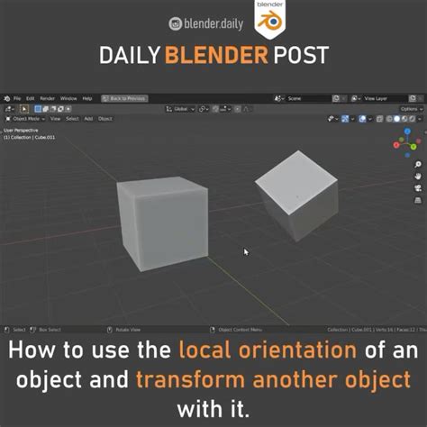 Create Custom Transform Orientations Rblender