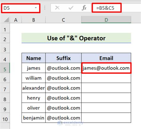 How To Add Suffix In Excel 4 Easy Ways Exceldemy