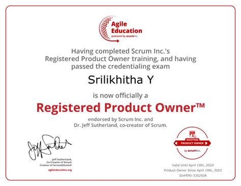 Srilikhitha Yama On Linkedin Registeredscrum Agileeducation