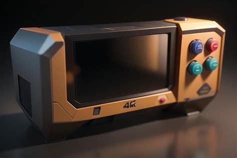 Premium Ai Image Game Console Console Device 3d Rendering Model