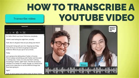 How To Generate A Transcript Of A Youtube Video Youtube