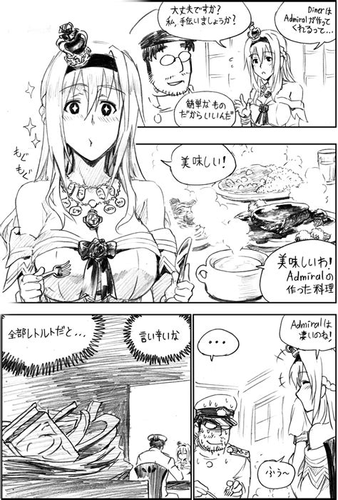 Admiral And Warspite Kantai Collection Drawn By Henshako Danbooru