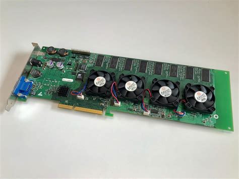 Rare 3dfx Voodoo 5 600 Prototype Graphics Card With Four Gpus Auctioned Current Bid At Almost