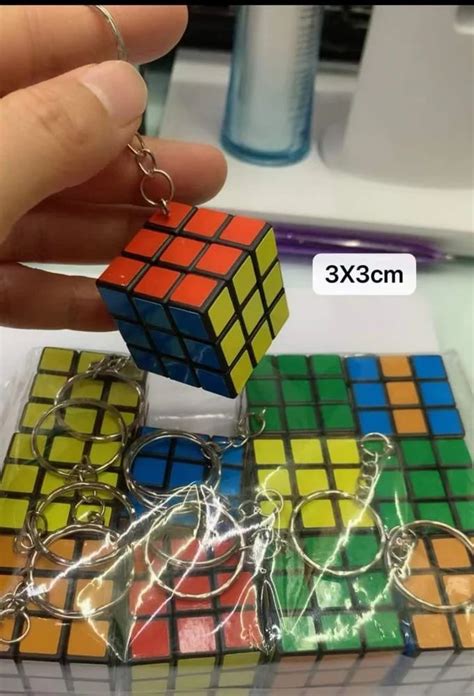 Multicolor Plastic Rubiks Cube Key Chain Packaging Type Packet At ₹ 7