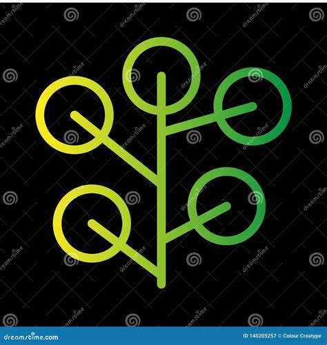 Tree Icon Gradient Vector Stock Vector Illustration Of Autumn 148205257