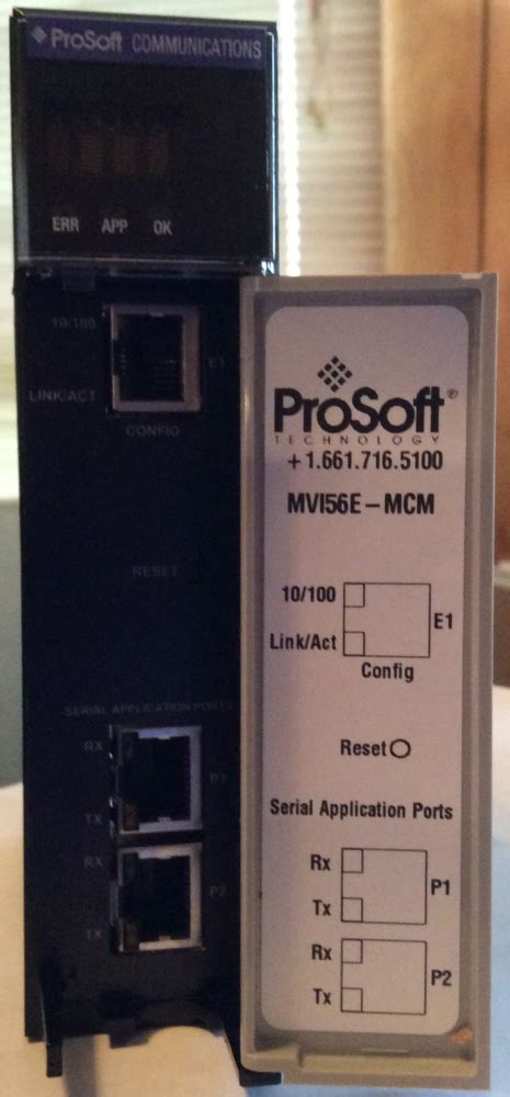 Controllogix Modbus Mvi56e Configuring The Prosoft Module