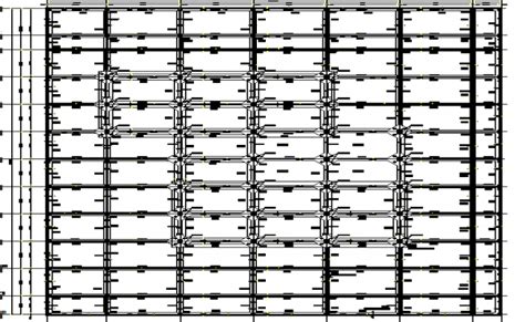 Foundation Plan Details Of Office Building Dwg File Artofit