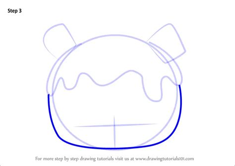 Step By Step How To Draw Strawberry Cream From Num Noms Drawingtutorials