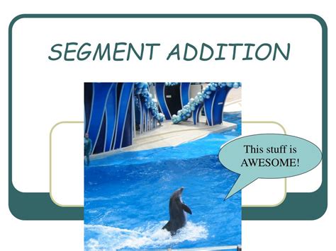 PPT SEGMENT ADDITION PowerPoint Presentation Free Download ID 5604667