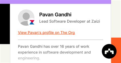 pavan gandhi lead software developer at zaizi the org