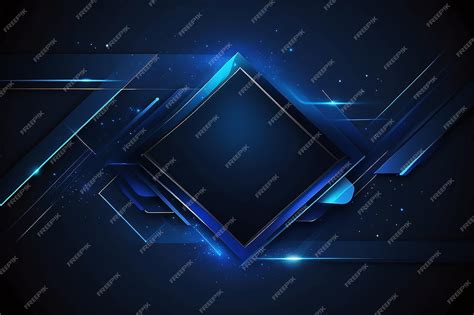 Premium Photo Blue Background Dark Blue Abstract Background Geometry