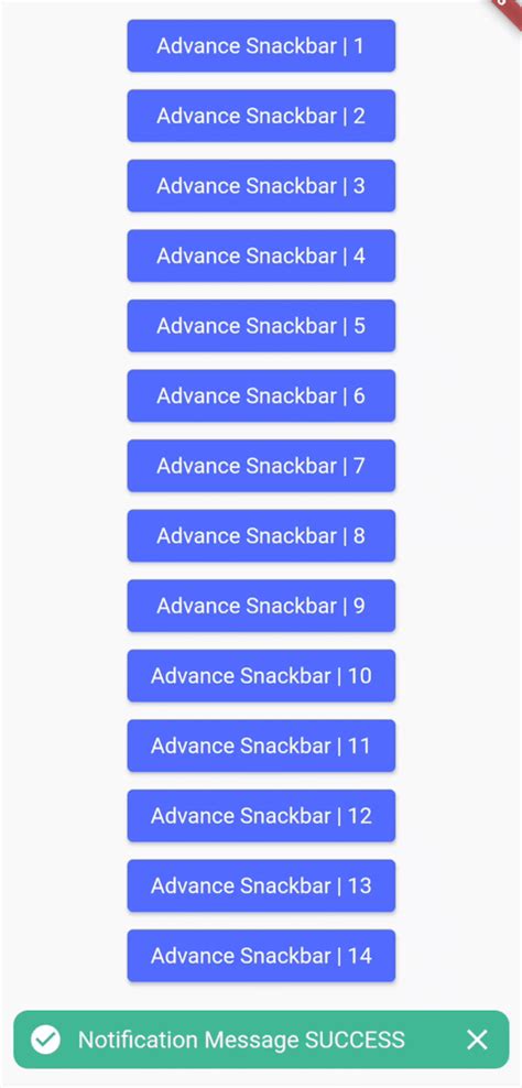 Top Flutter Alert Notification Snackbar Toast Packages Flutter Gems