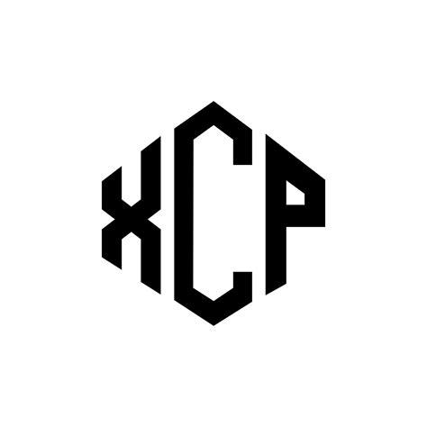 Xcp Letter Logo Design With Polygon Shape Xcp Polygon And Cube Shape Logo Design Xcp Hexagon
