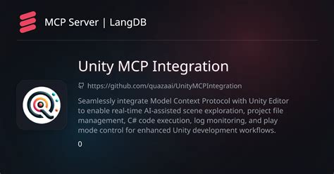 Unity Mcp Integration Langdb