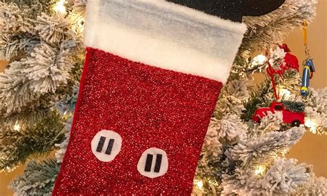Diy Mickey Mouse Stocking Dollar Store Christmas Stocking Makeover